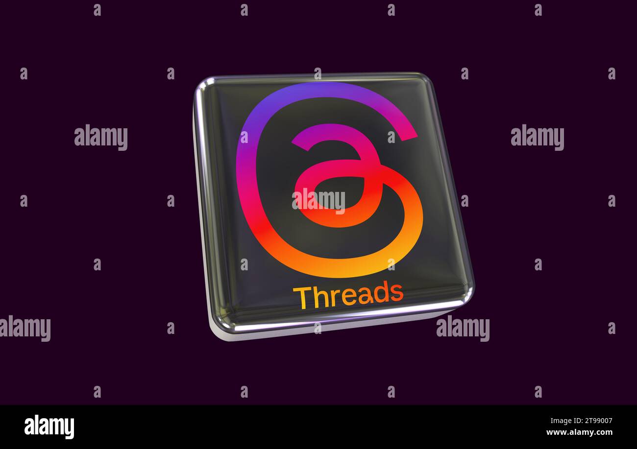 Instagram logo 3d -Fotos und -Bildmaterial in hoher Auflösung – Alamy