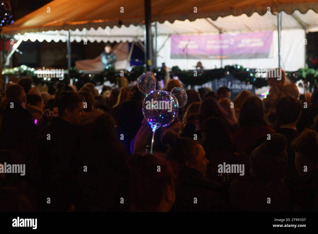 Lincoln, Lincolnshire, Großbritannien. Am 23. November 2023 wurde ...