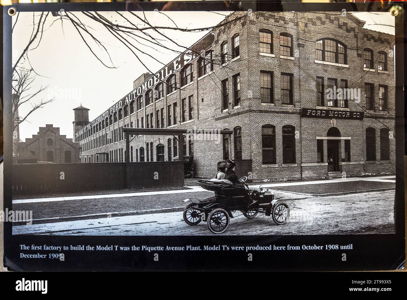 Ford Piquette Plant, Detroit, Usa. Im Werk Piquette Avenue werden die ...