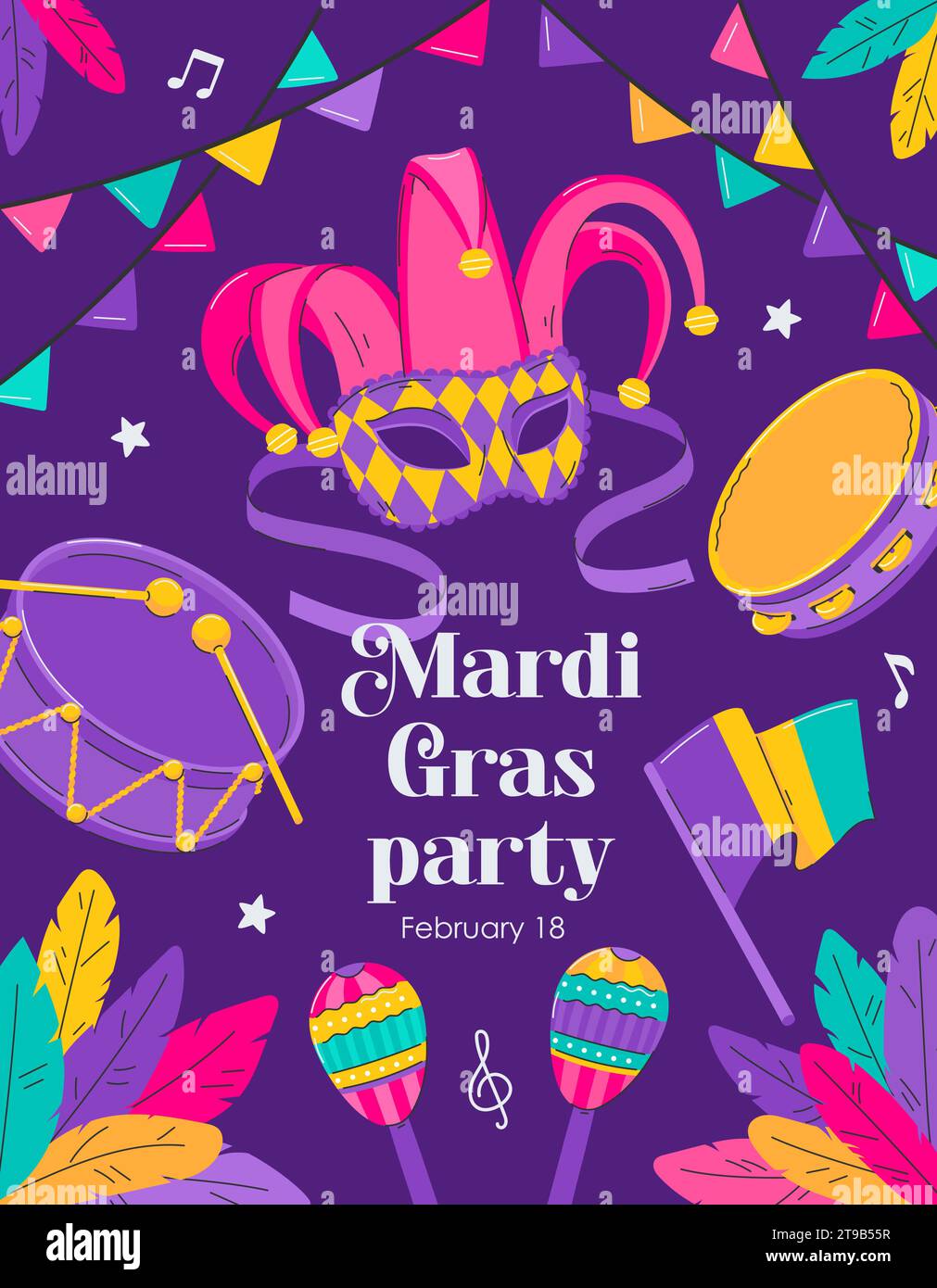 Cartoon drum Stock-Vektorgrafiken kaufen - Alamy