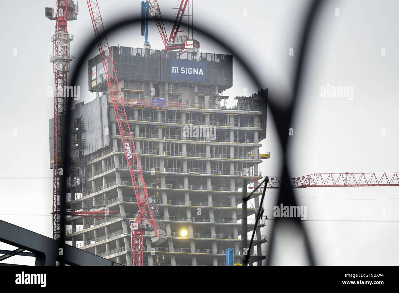 Hamburg, Elbturm DEUTSCHLAND, Hamburg, Hafenstadt, Baustelle Elbturm ...