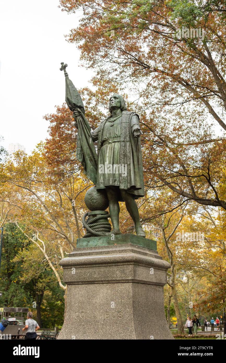 Christopher columbus vom bildhauer jeronimo sunol -Fotos und ...