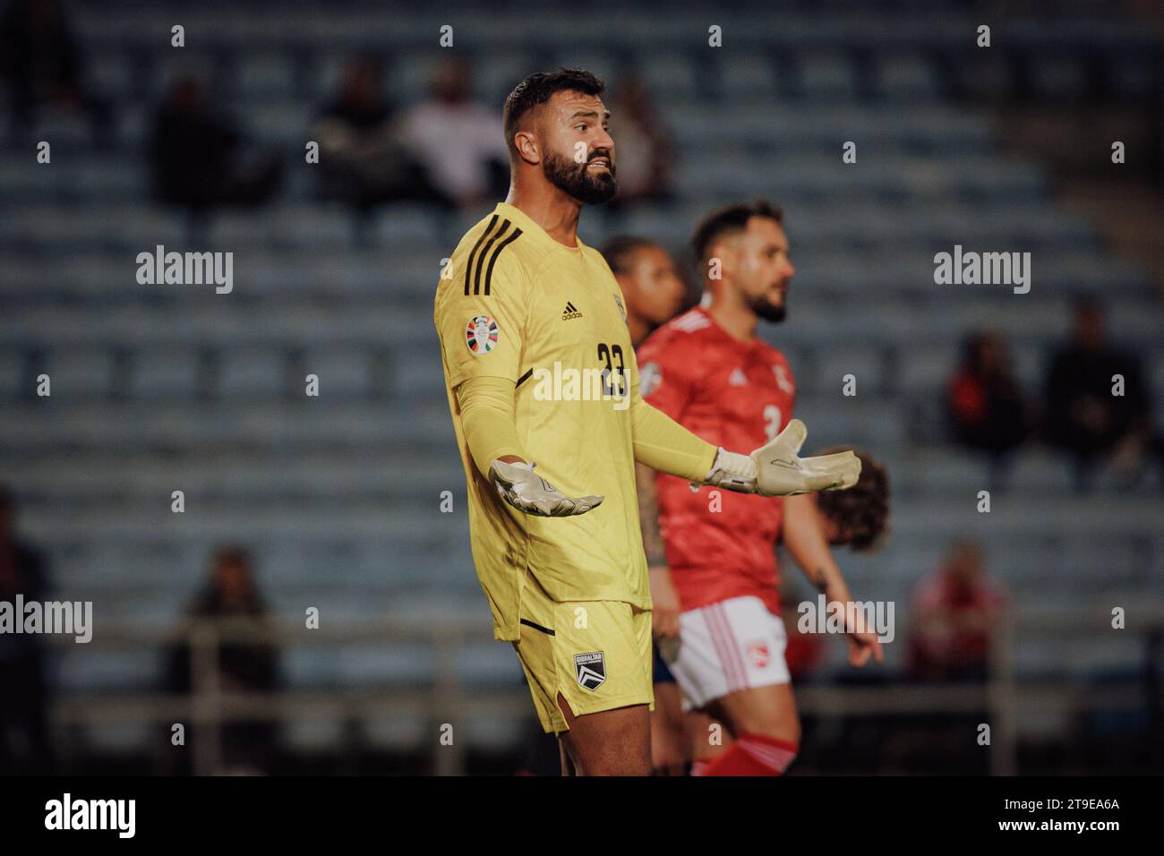 Dayle Coleing während des Qualifikationsspiels zur UEFA Euro 2024 ...