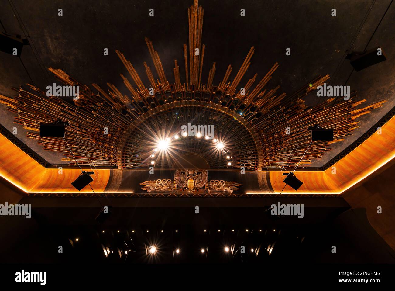 Hollywood, USA. November 2023. Das neu eröffnete ägyptische Theater in ...