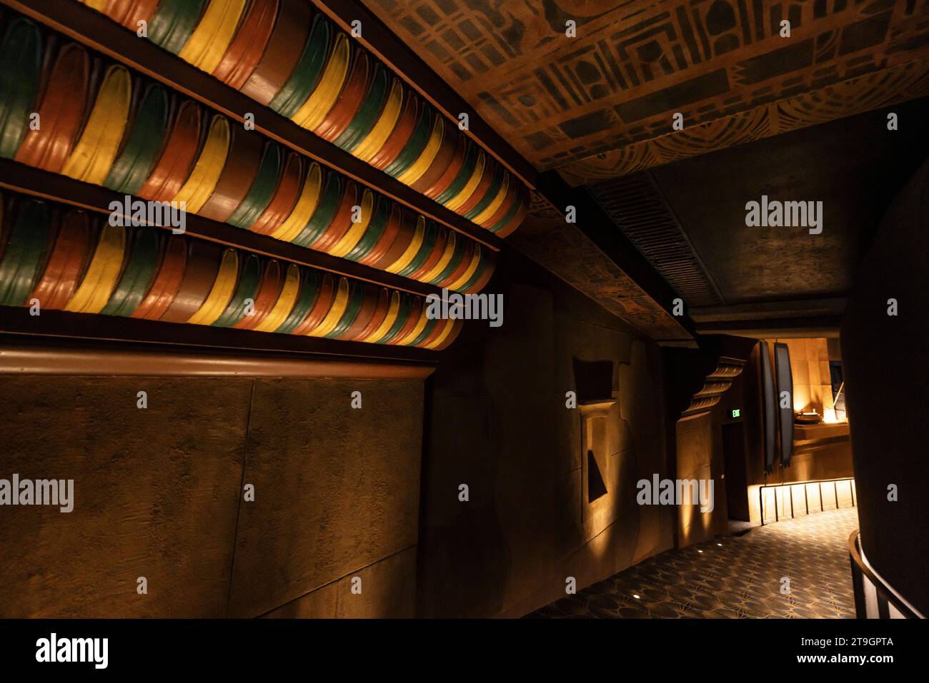 Hollywood, USA. November 2023. Das neu eröffnete ägyptische Theater in ...