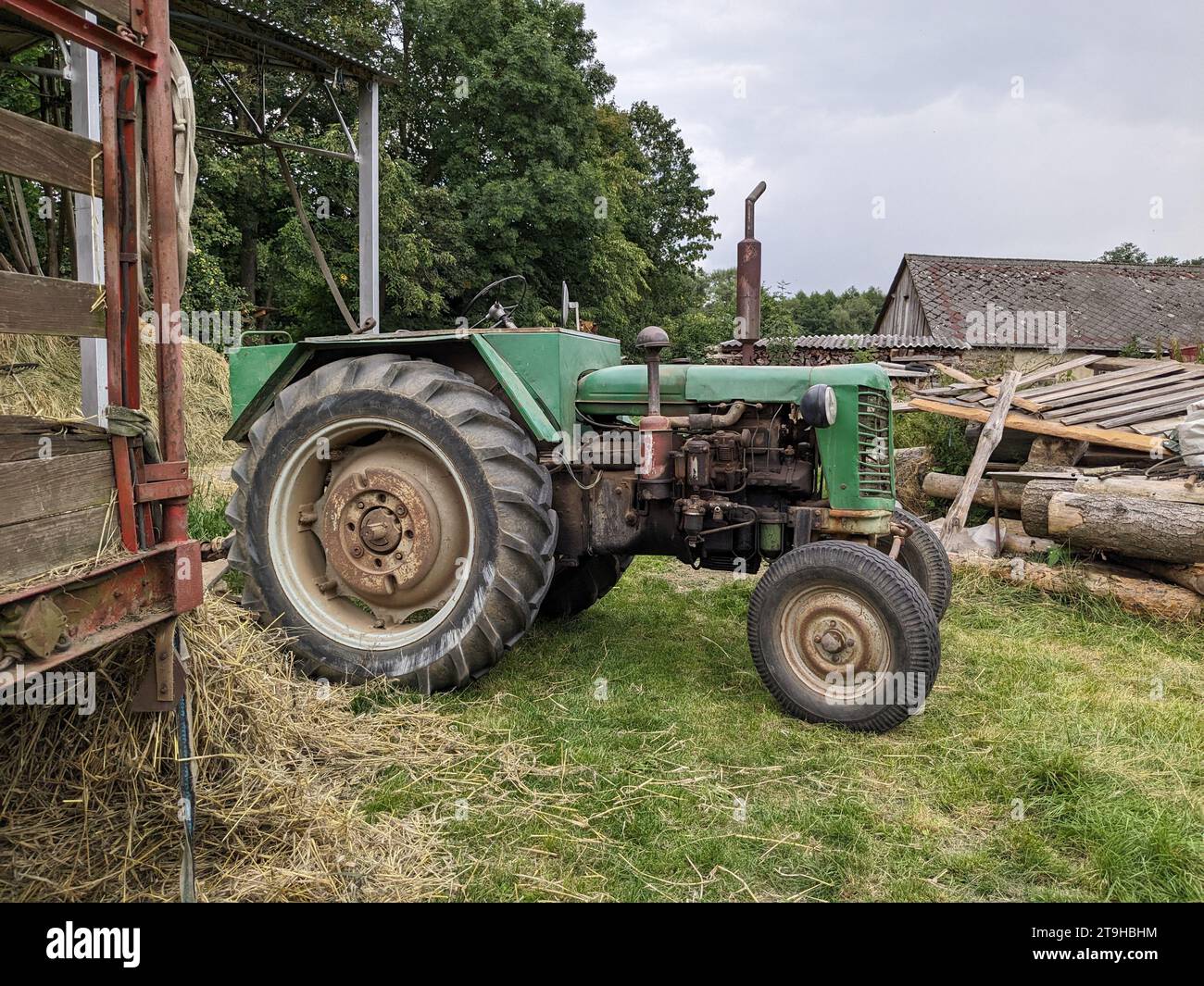 Historische tschechische Traktoren - Zetor 25 Traktor, noch in ...