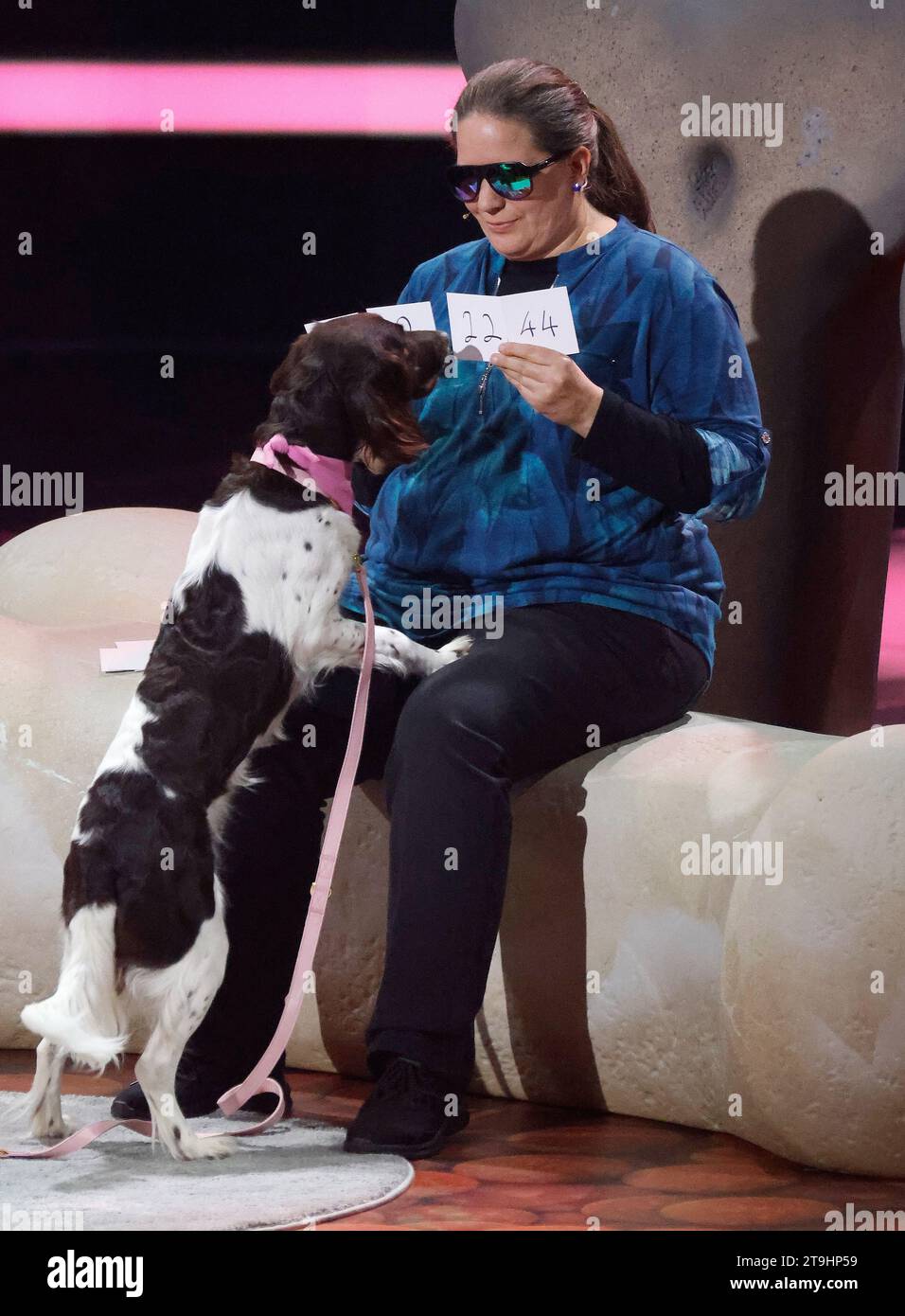 Offenburg, Deutschland. November 2023. Kandidatin Michaela Frank und ...