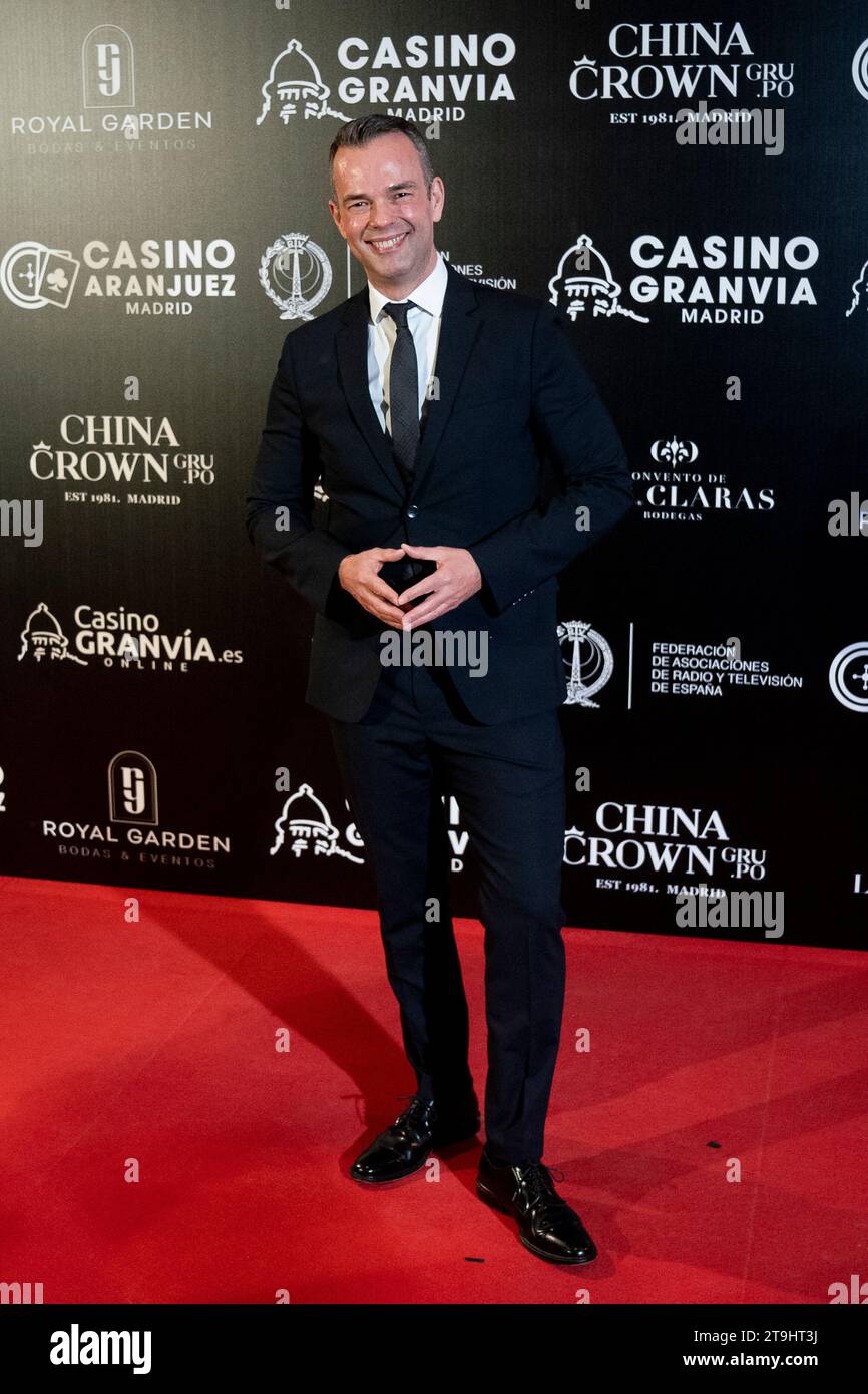 Igor Gómez during the Antenas de Oro 2023 awards, at the Gran Casino ...