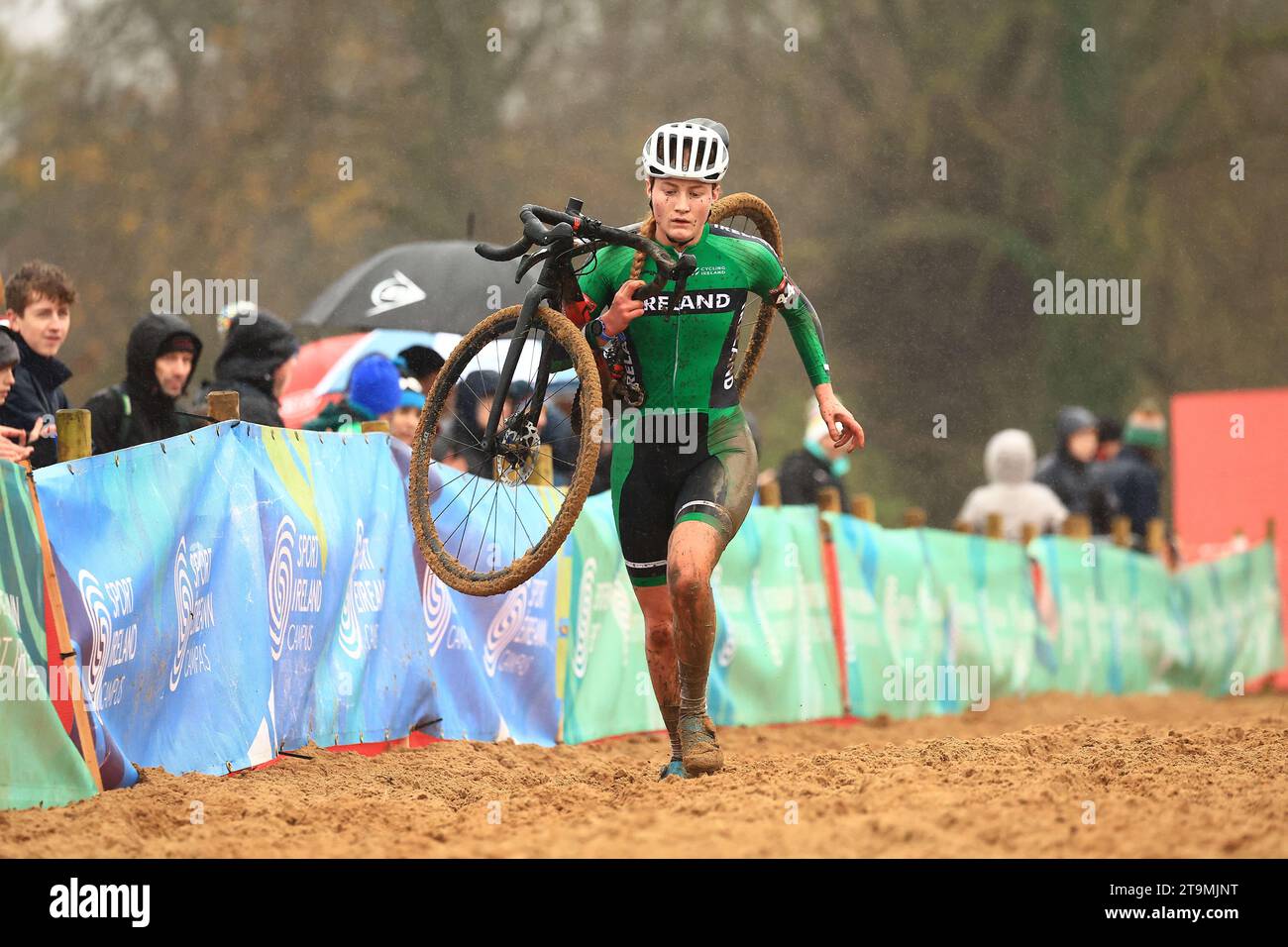Irlands Doireann Killeen im Einsatz beim Women's Elite-Rennen während ...
