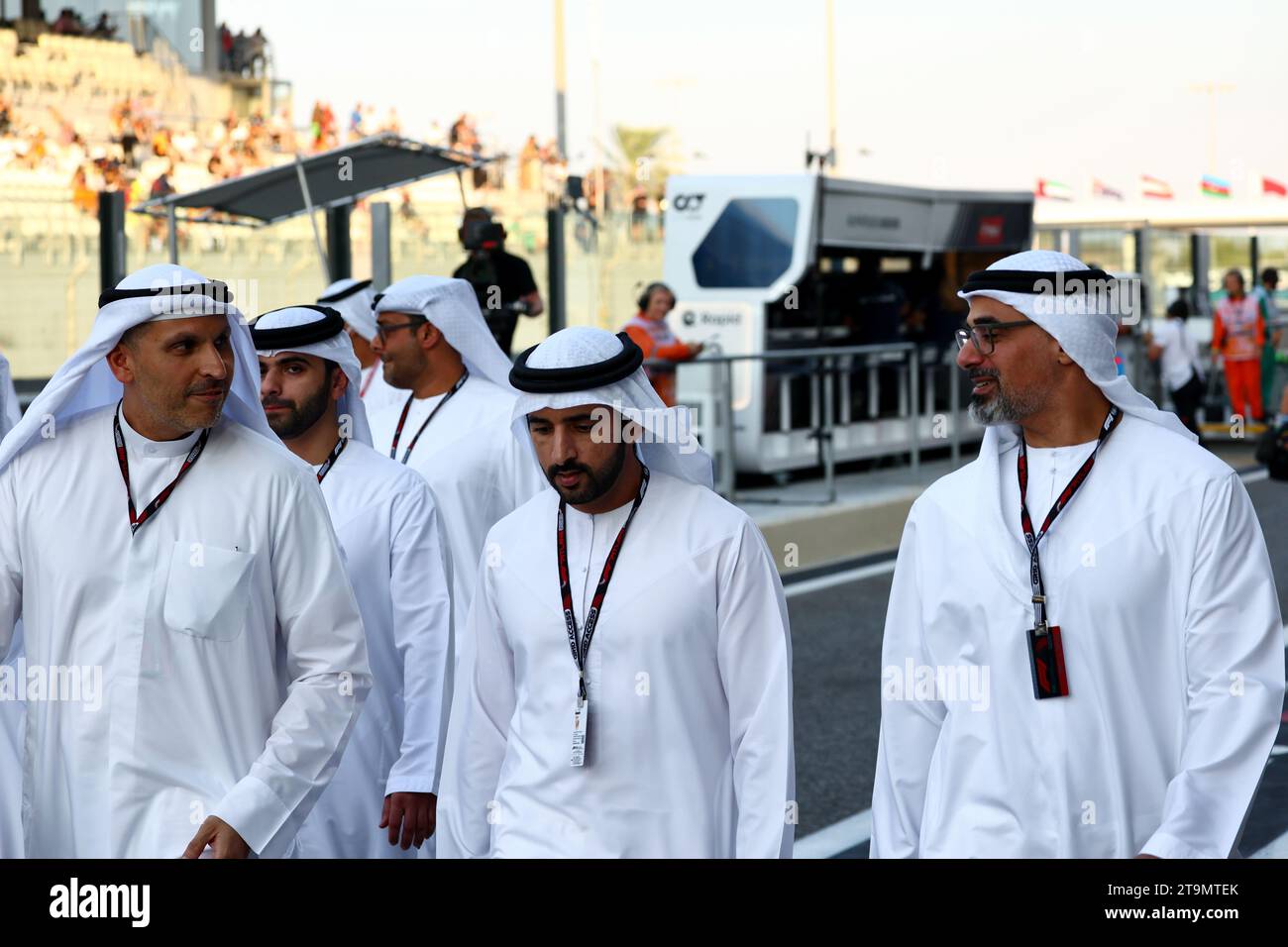 Abu Dhabi, Abu Dhabi. November 2023. VIP-Gäste. Formel-1-Weltmeisterschaft, Rd 23, großer Preis ...