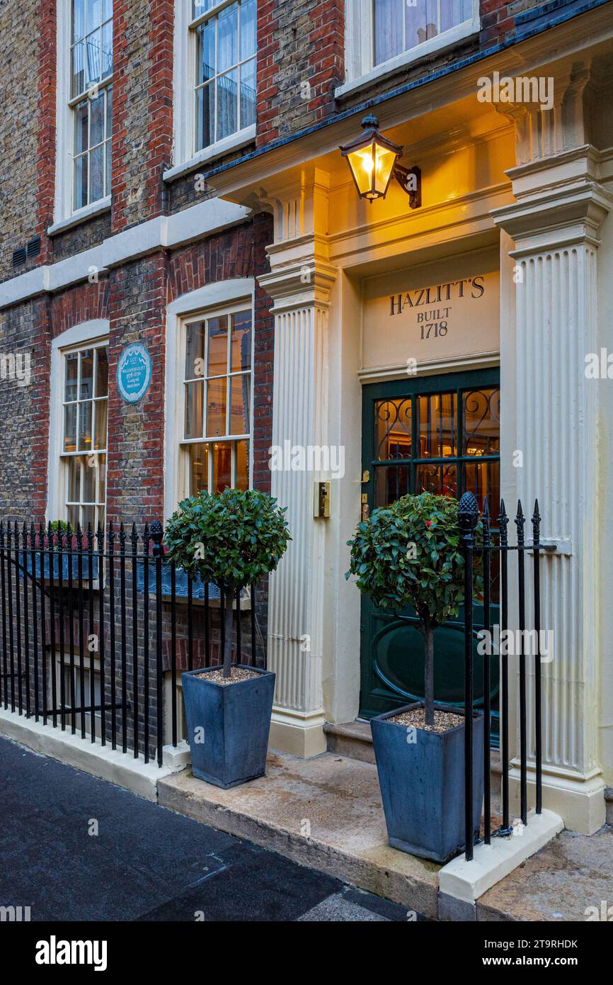 Hazlitts hotel london -Fotos und -Bildmaterial in hoher Auflösung – Alamy