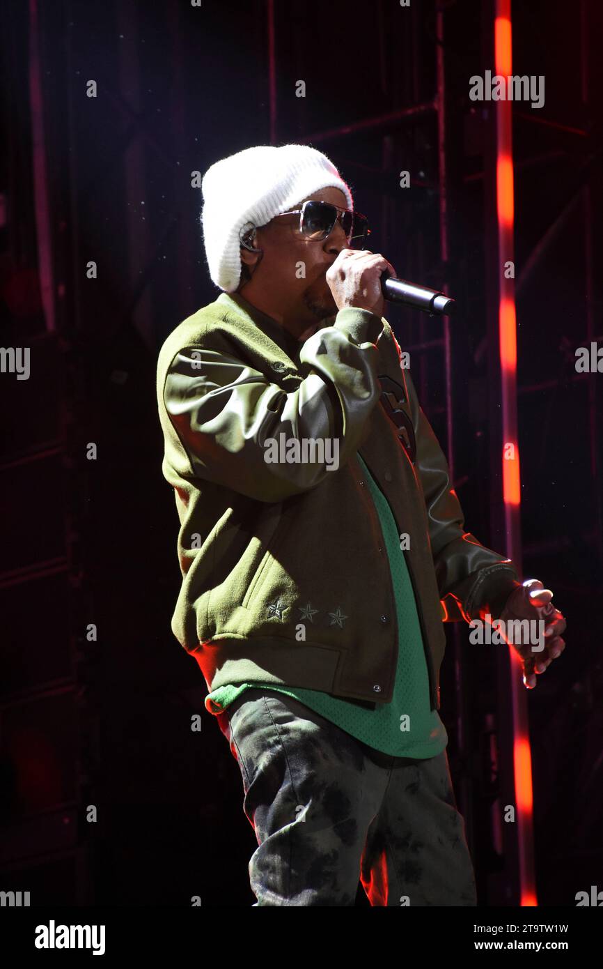 26. November 2023, Mexico City, Mexiko: Puerto-ricanischer Rapper Tego ...