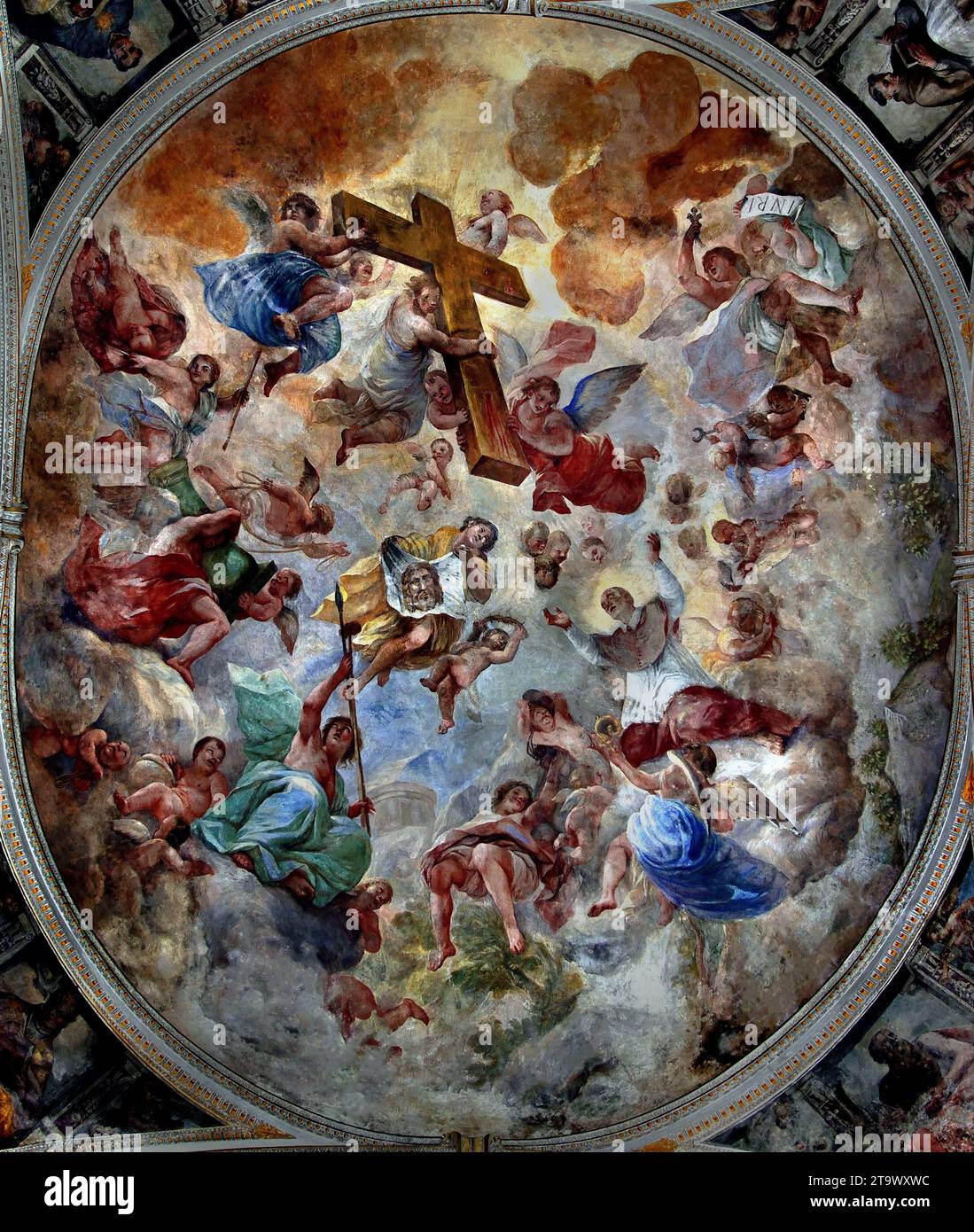 Decke der chiesa del gesu nuovo -Fotos und -Bildmaterial in hoher ...