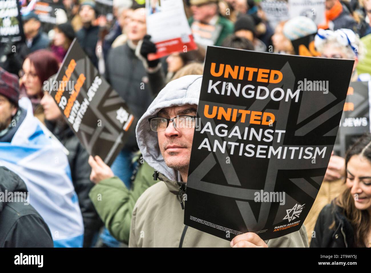 März gegen Antisemitismus, Zehntausende Menschen protestieren gegen ... März gegen Antisemitismus, Zehntausende Menschen protestieren gegen ...