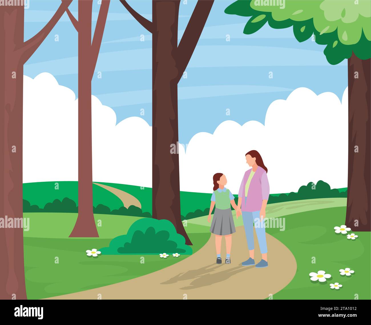 Vater mutter sohn hund Stock-Vektorgrafiken kaufen - Alamy