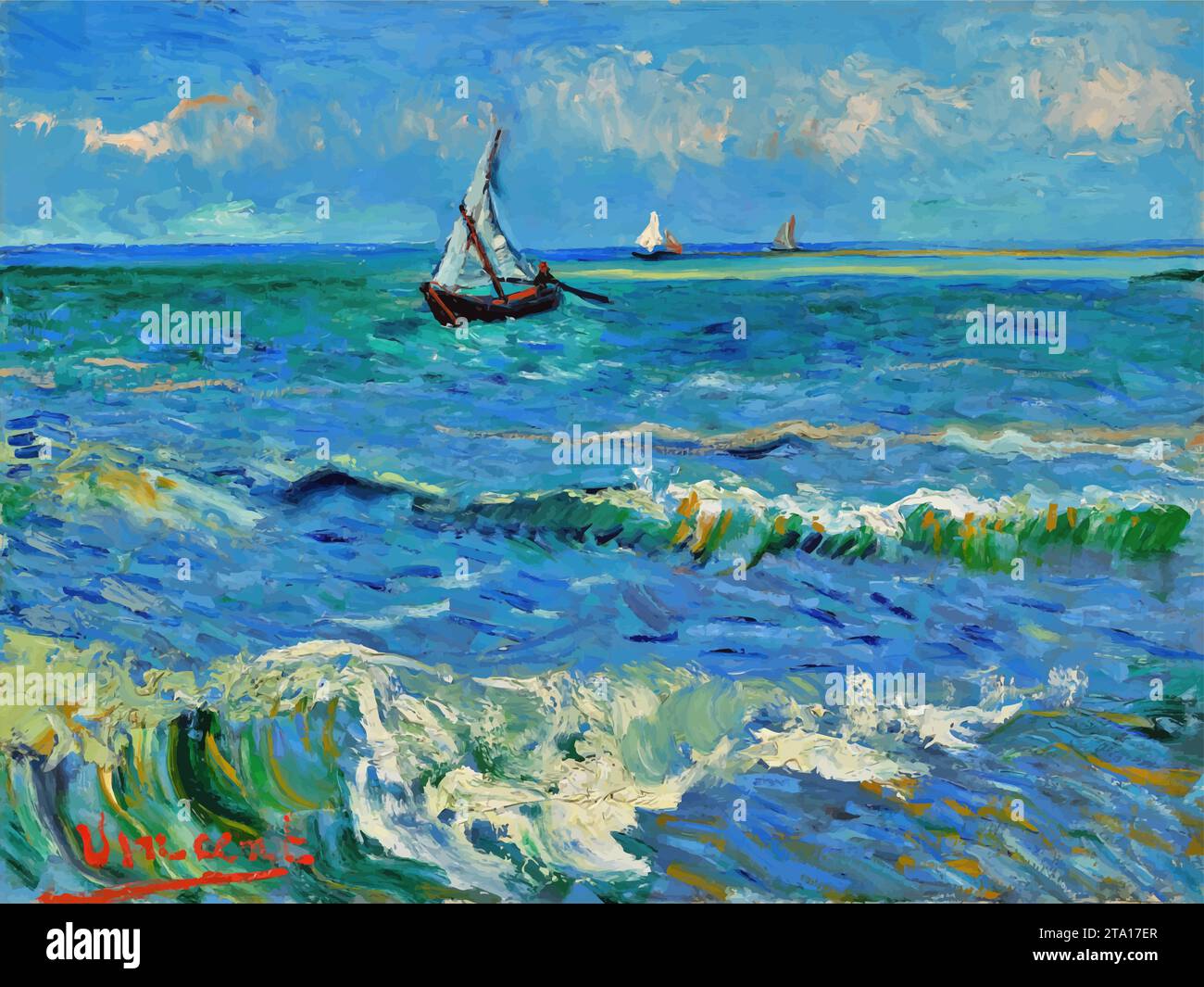 Mittelmeer kunst Stock-Vektorgrafiken kaufen - Alamy