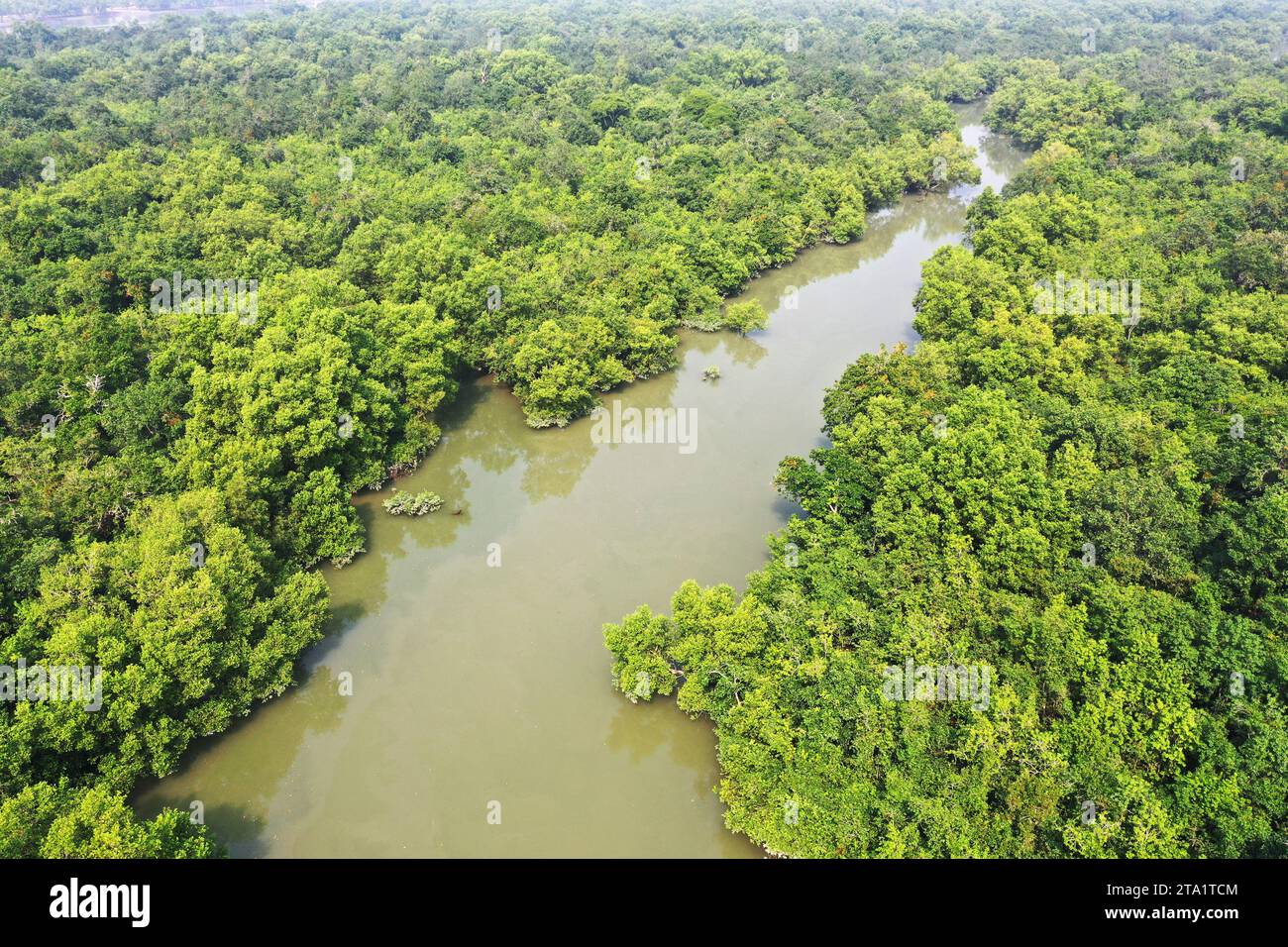 Khulna, Bangladesch - 24. November 2023: Aus der Vogelperspektive auf ...