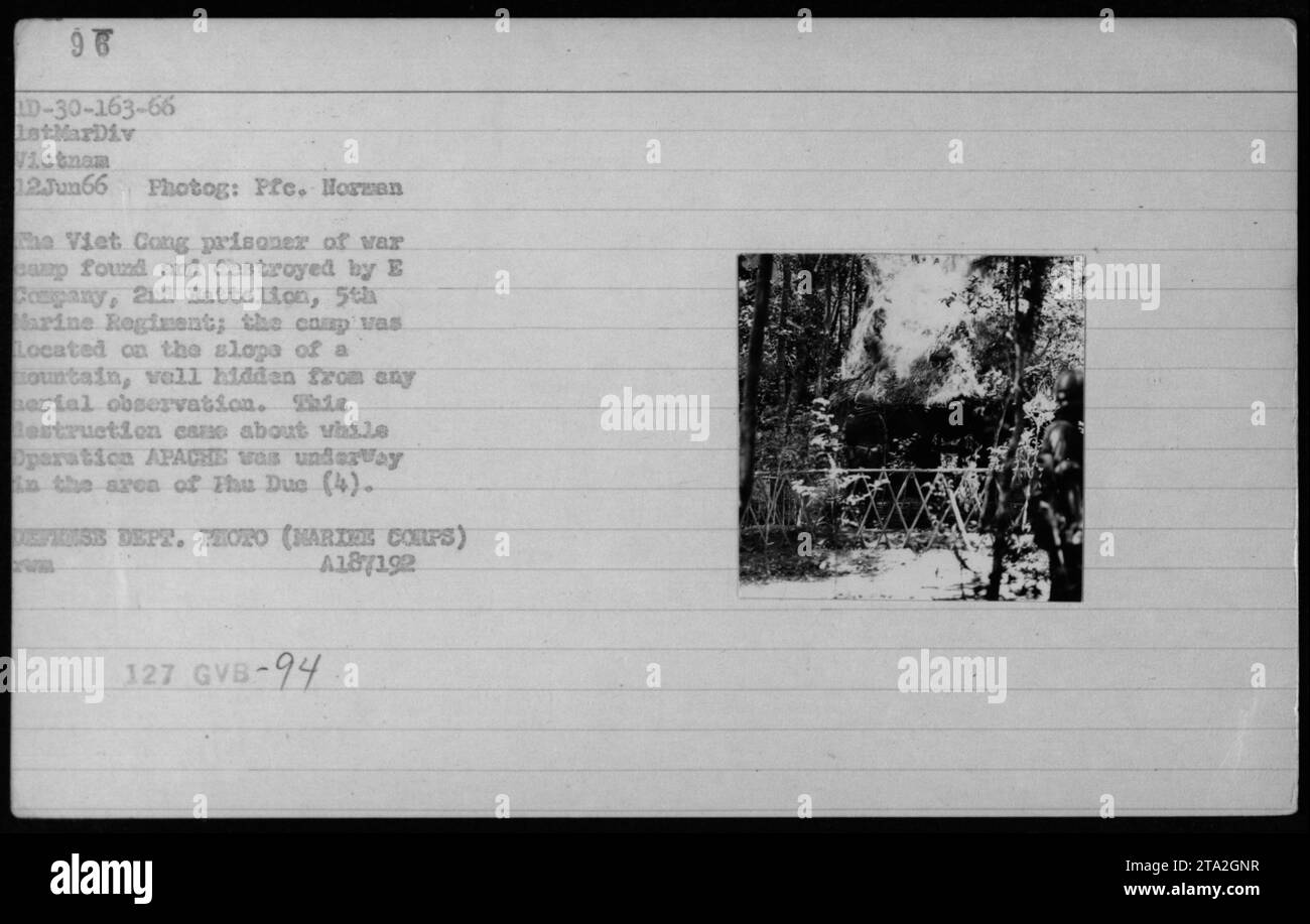 Bildunterschrift: Ein Foto, das von PFE aufgenommen wurde. Horman am 12 ...