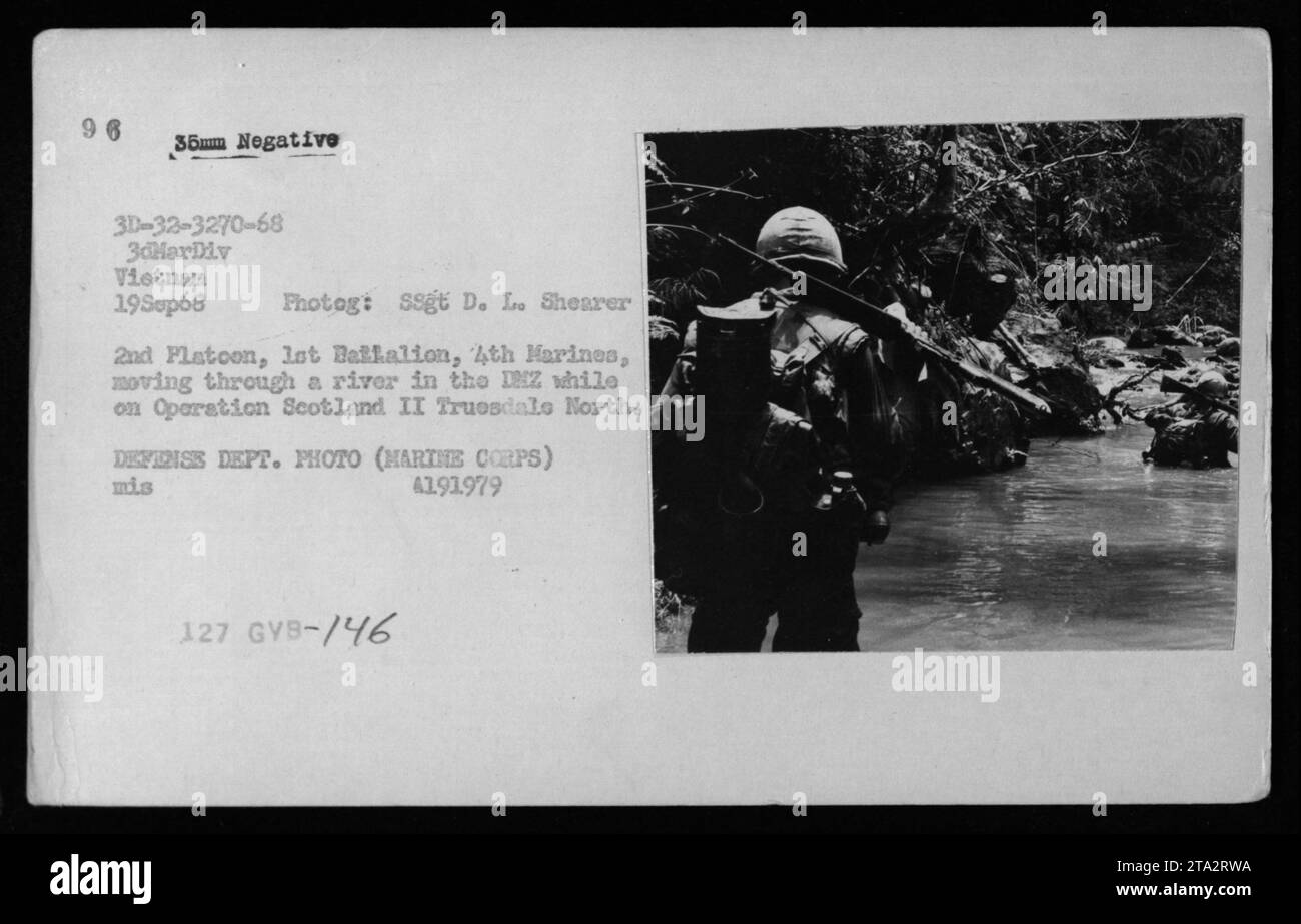 Soldaten des 2. Platoon, 1. Bataillons, 4. Marines, können während der ...
