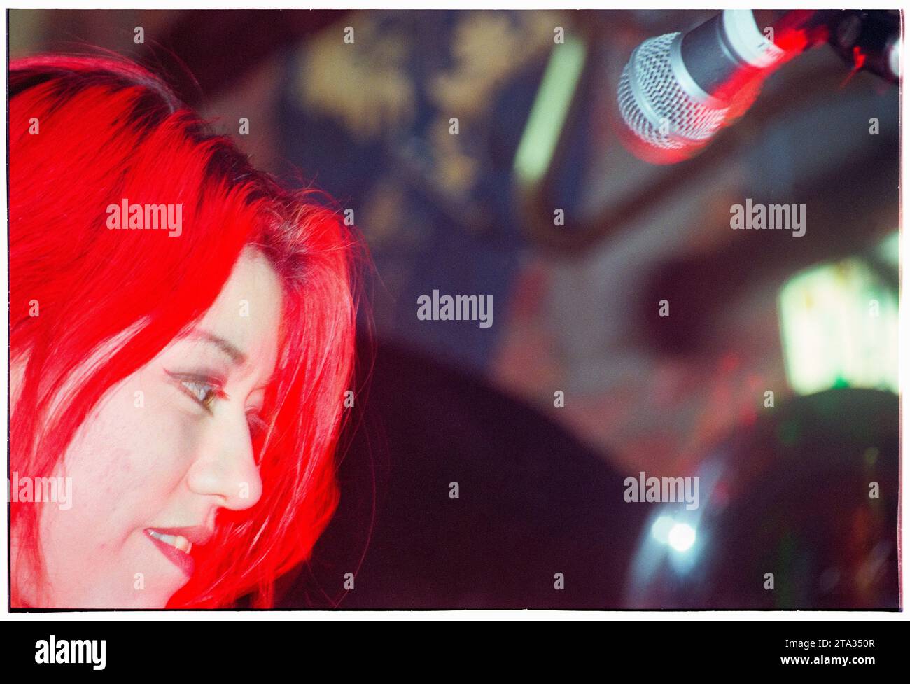 Miki Berenyi von der britischen Band Lush spielte am 15. Januar 1996 ...