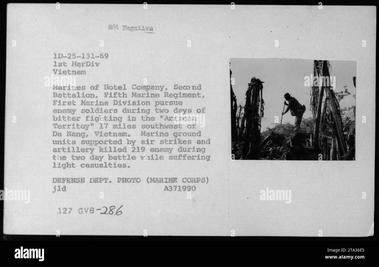 Marines von Hotel Company, Second Battalion, Fifth Marine Regiment und ...