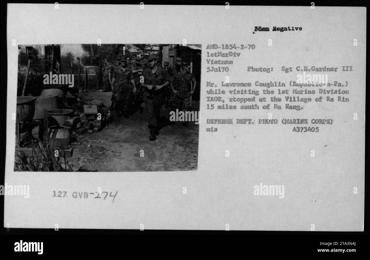 Lawrence Coughlin, ein republikanischer Politiker aus Pennsylvania ...