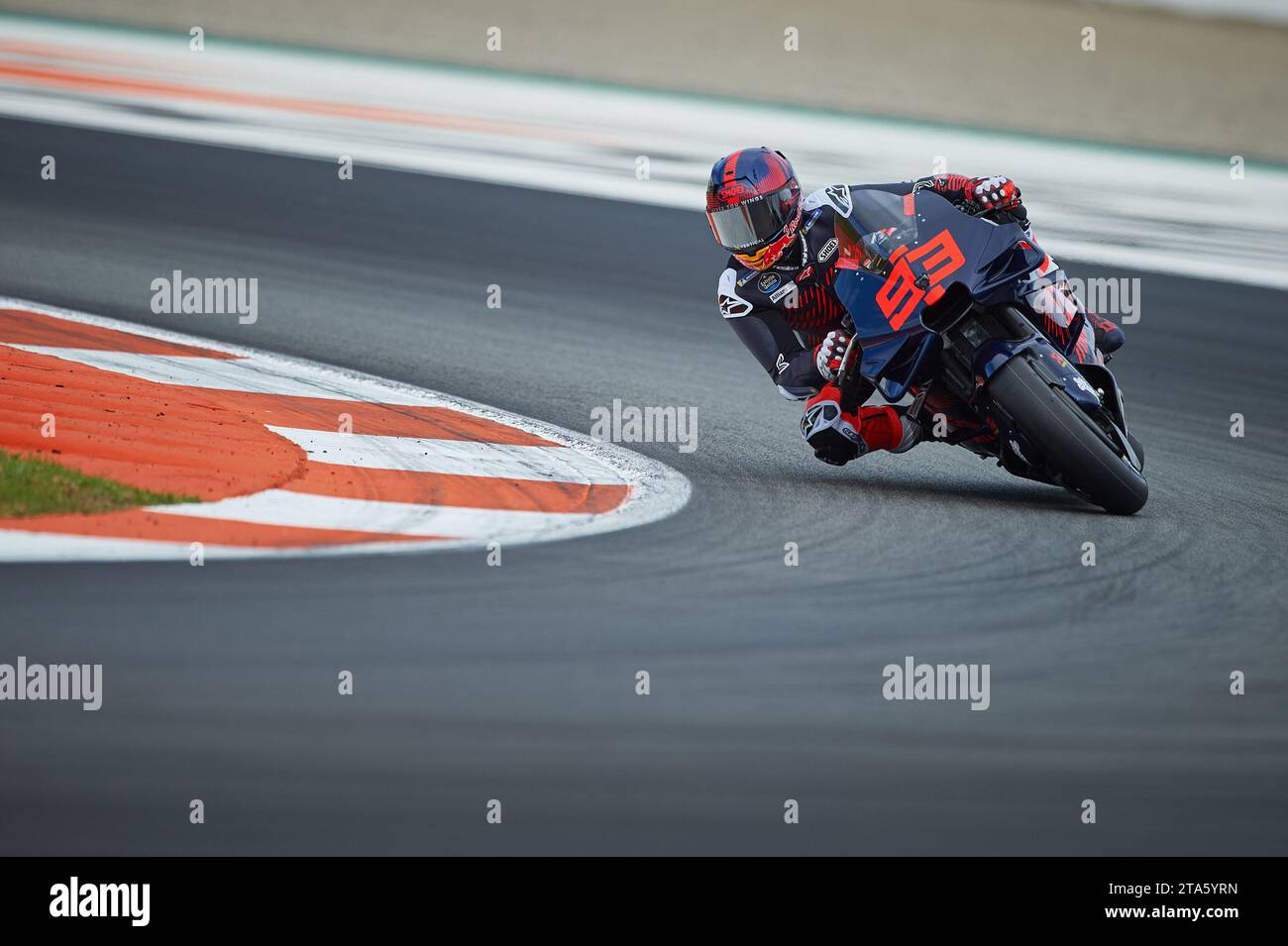 Marc Marquez aus Spanien und Gresini Racing MotoGP fahren während des ...