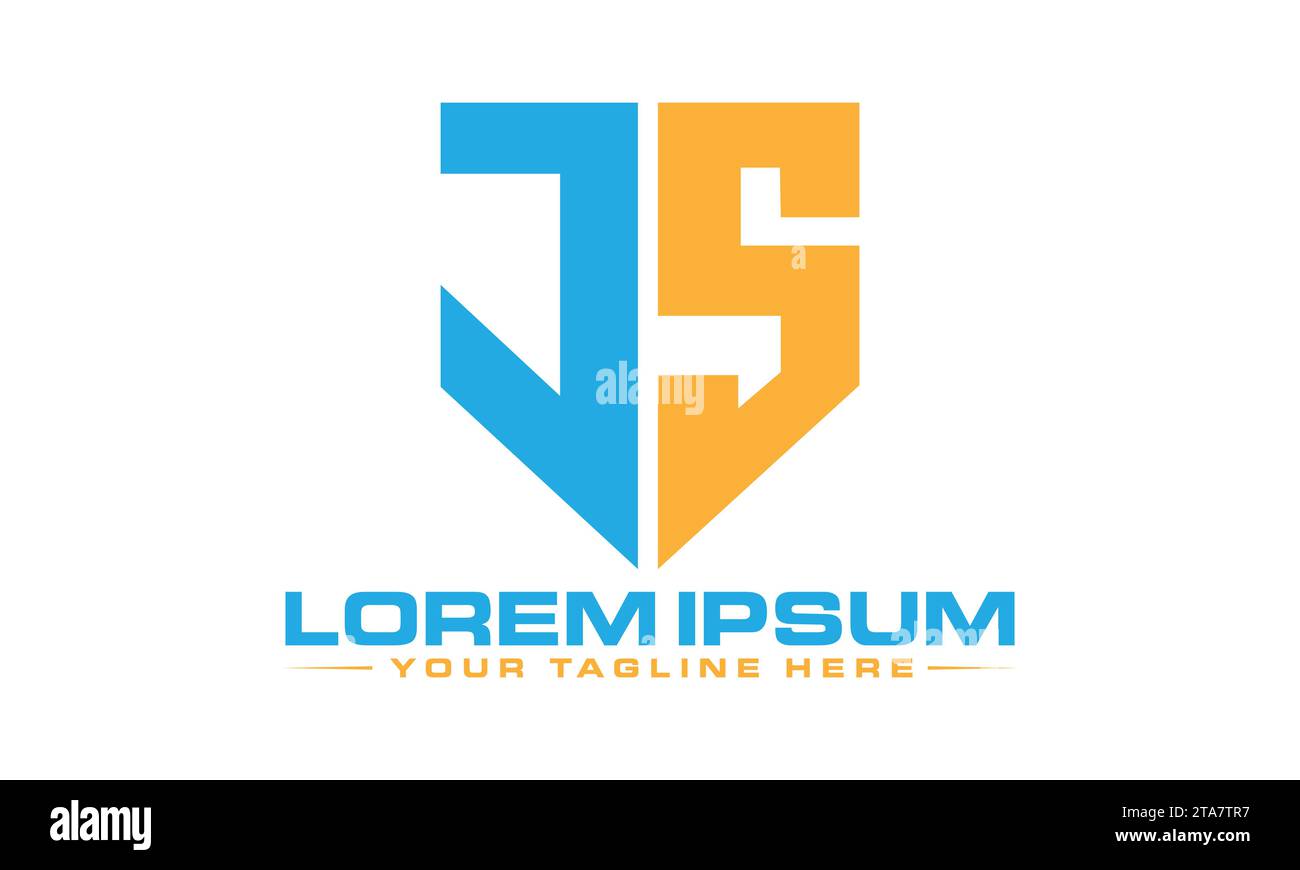 Buchstabe js logo Stock-Vektorgrafiken kaufen - Alamy