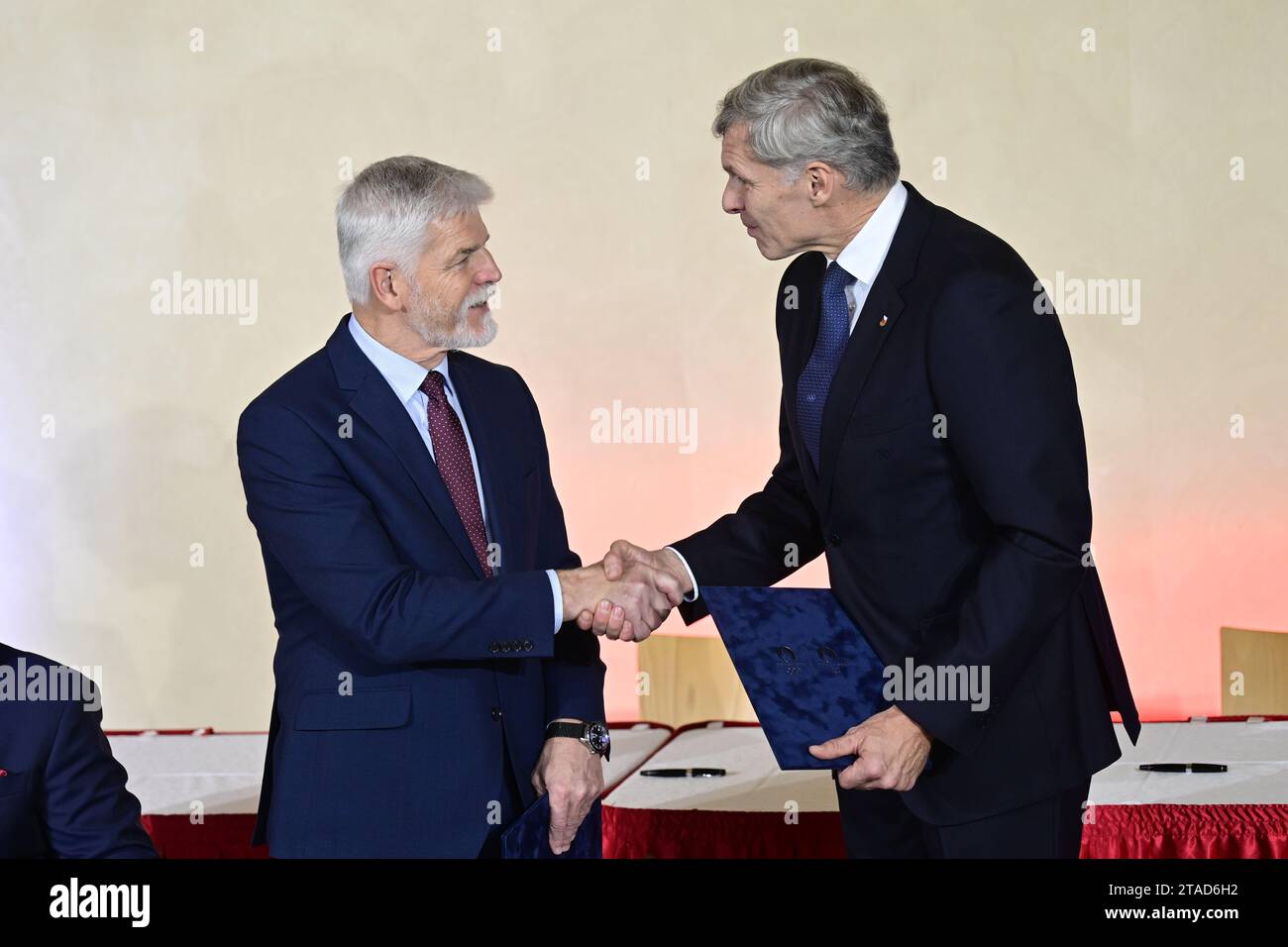 Prag, Tschechische Republik. November 2023 30. Präsident Petr Pavel ...