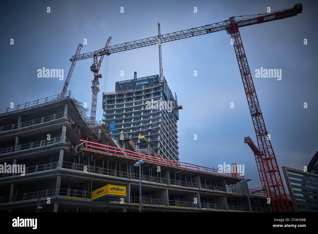 Hamburg, 30.11.2023 Elbtower - Bauvorhaben in der Hamburger Hafencity ...