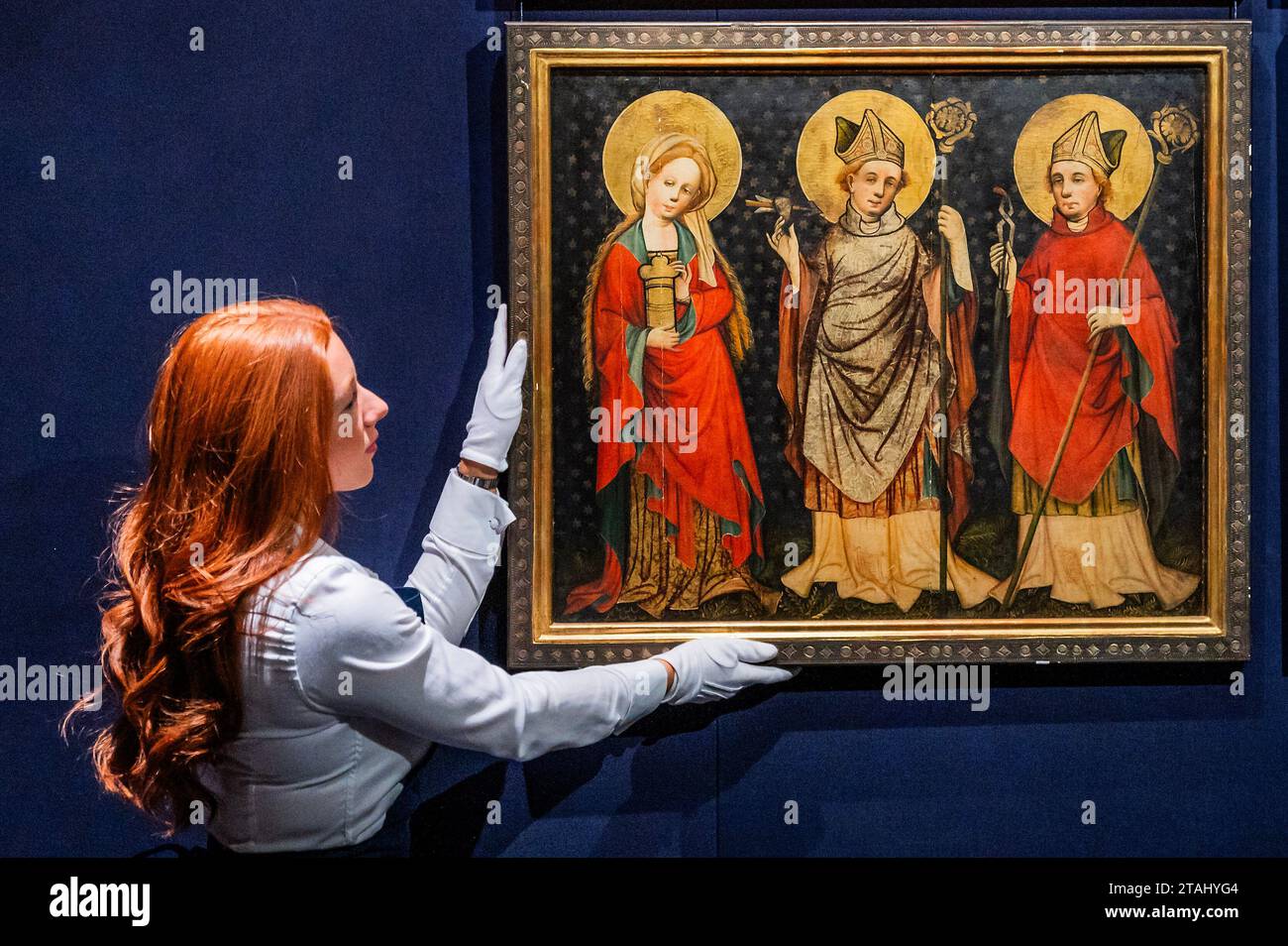 London, Großbritannien. Dezember 2023. Meister der Hildesheimer Magdalena-Legende, auch bekannt ...