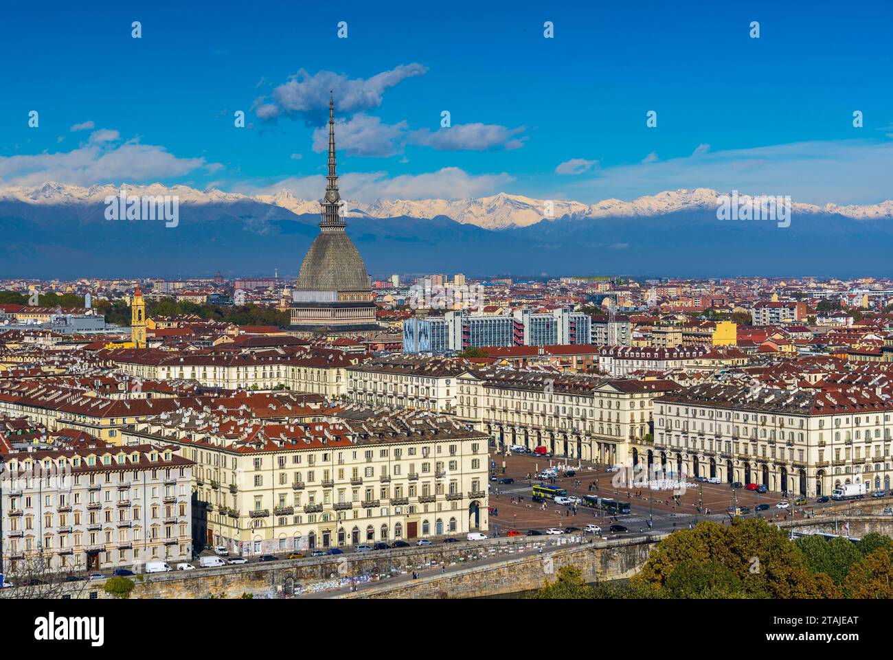 Turin torino piedmont italy aerial -Fotos und -Bildmaterial in hoher ...