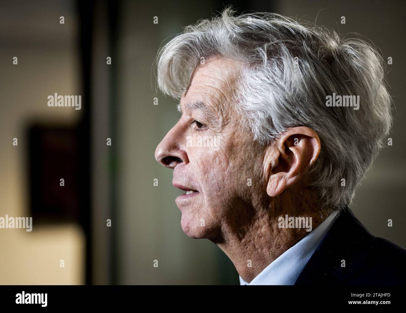 DER HAAG - Pfadfinder Ronald Plasterk während einer Pressekonferenz ...