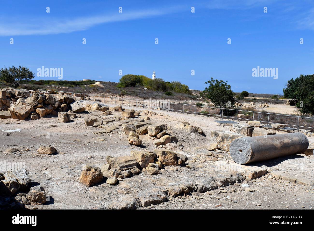 Paphos, Zypern - 02. Oktober 2023: Archäologischer Park von Kato Paphos ...