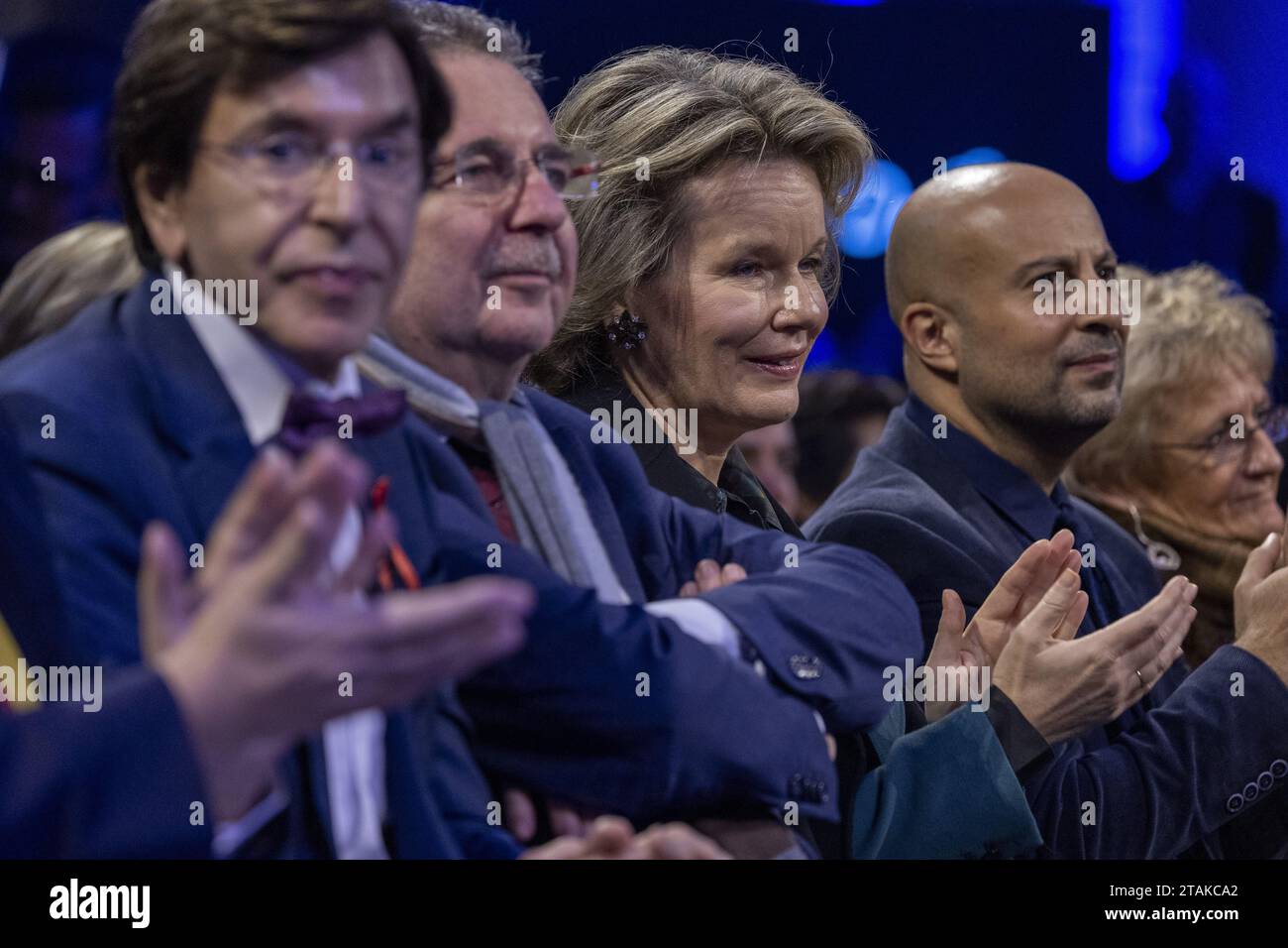 Brüssel, Belgien Dezember 2023. Tagesordnungspunkte königlicher Besuch ...