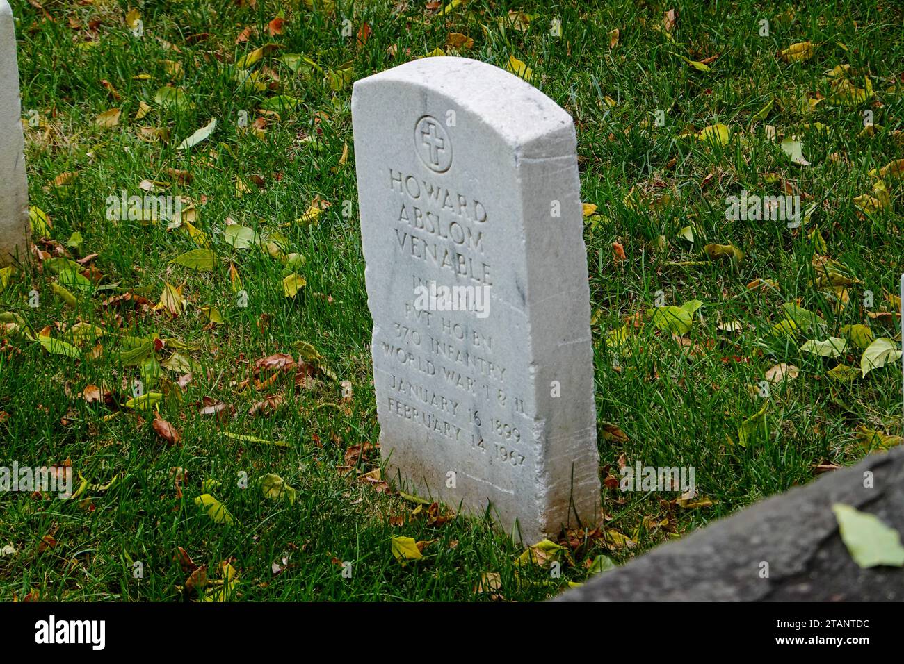 Graves, Alexandria National Cemetery, Admin. Vom US Department of ...