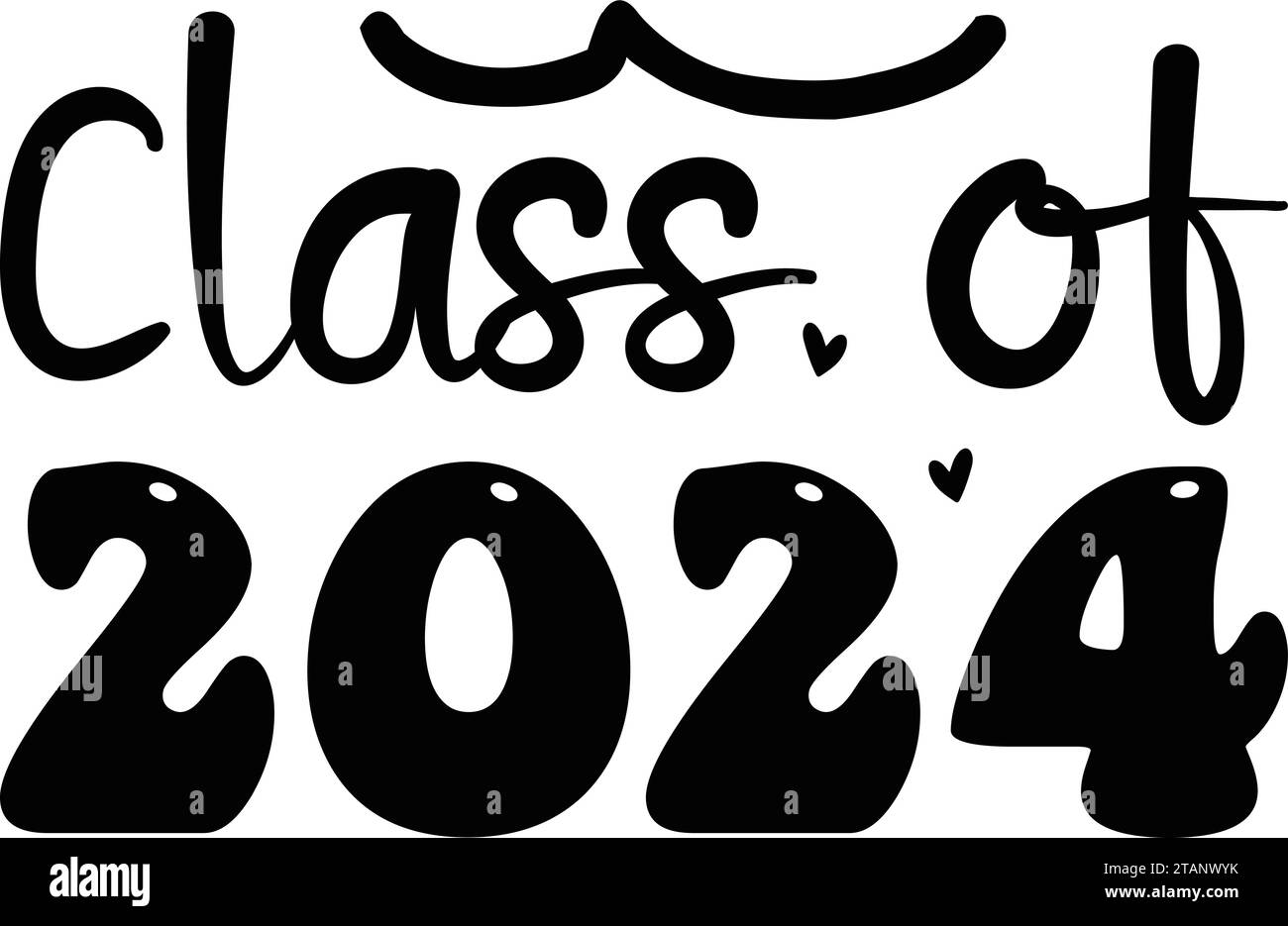 Klasse von 2024 Stock-Vektorgrafiken kaufen - Alamy