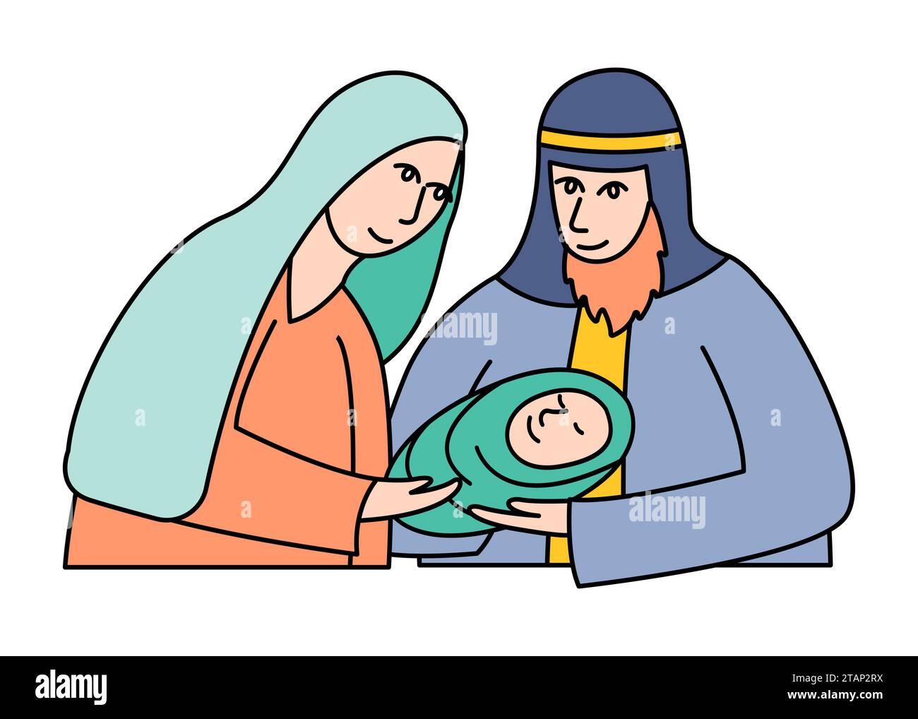 Madonna mit jesus christus Stock-Vektorgrafiken kaufen - Alamy