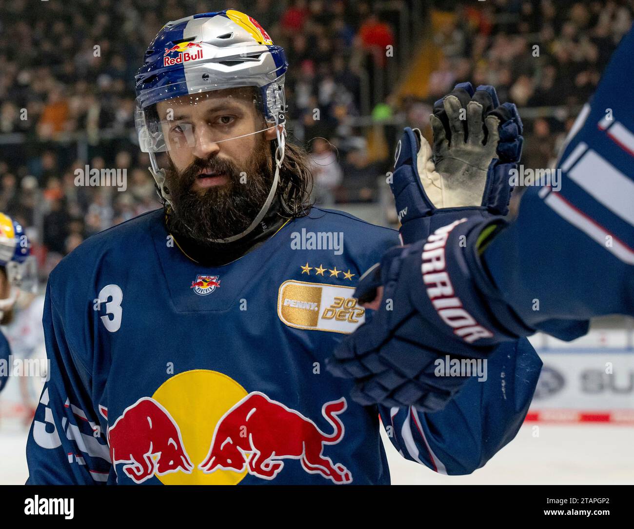 München, Deutschland. Dezember 2023. Dominik Bittner (EHC Red Bull ...