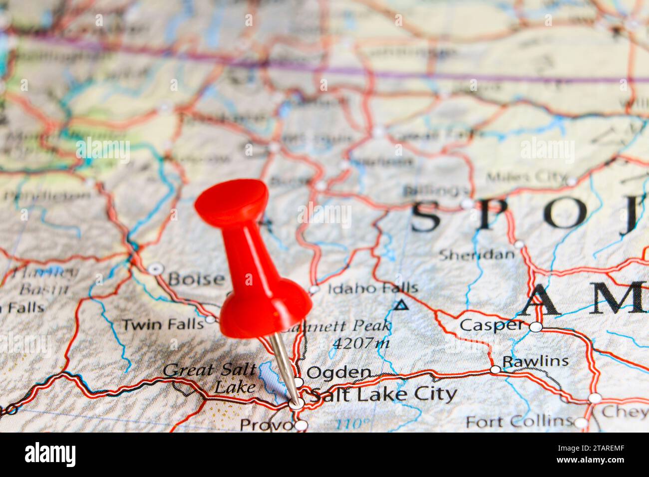 Mapa político de utah -Fotos und -Bildmaterial in hoher Auflösung – Alamy