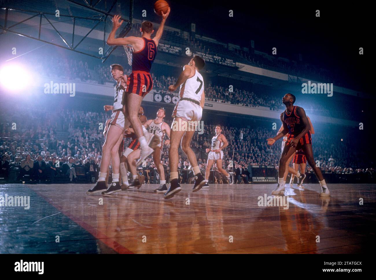 NEW YORK, NY - 6. DEZEMBER: Red Davis #6 von den Rochester Royals wird ...