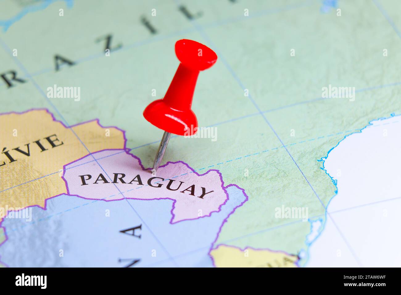 Paraguay karte pin -Fotos und -Bildmaterial in hoher Auflösung – Alamy