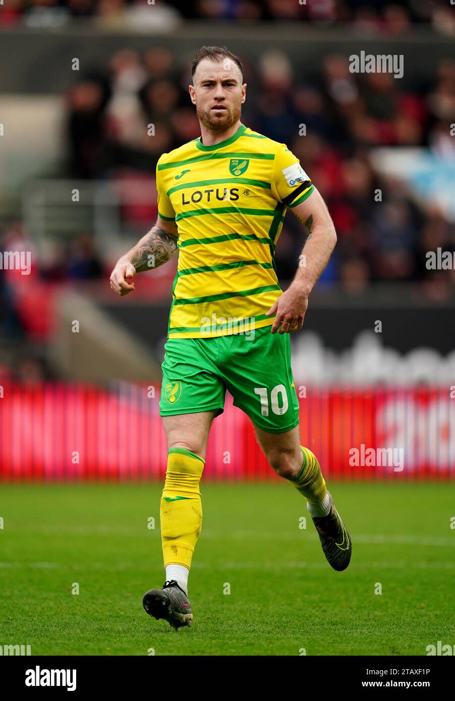 Ashley Barnes von Norwich City während des Sky Bet Championship Matches ...