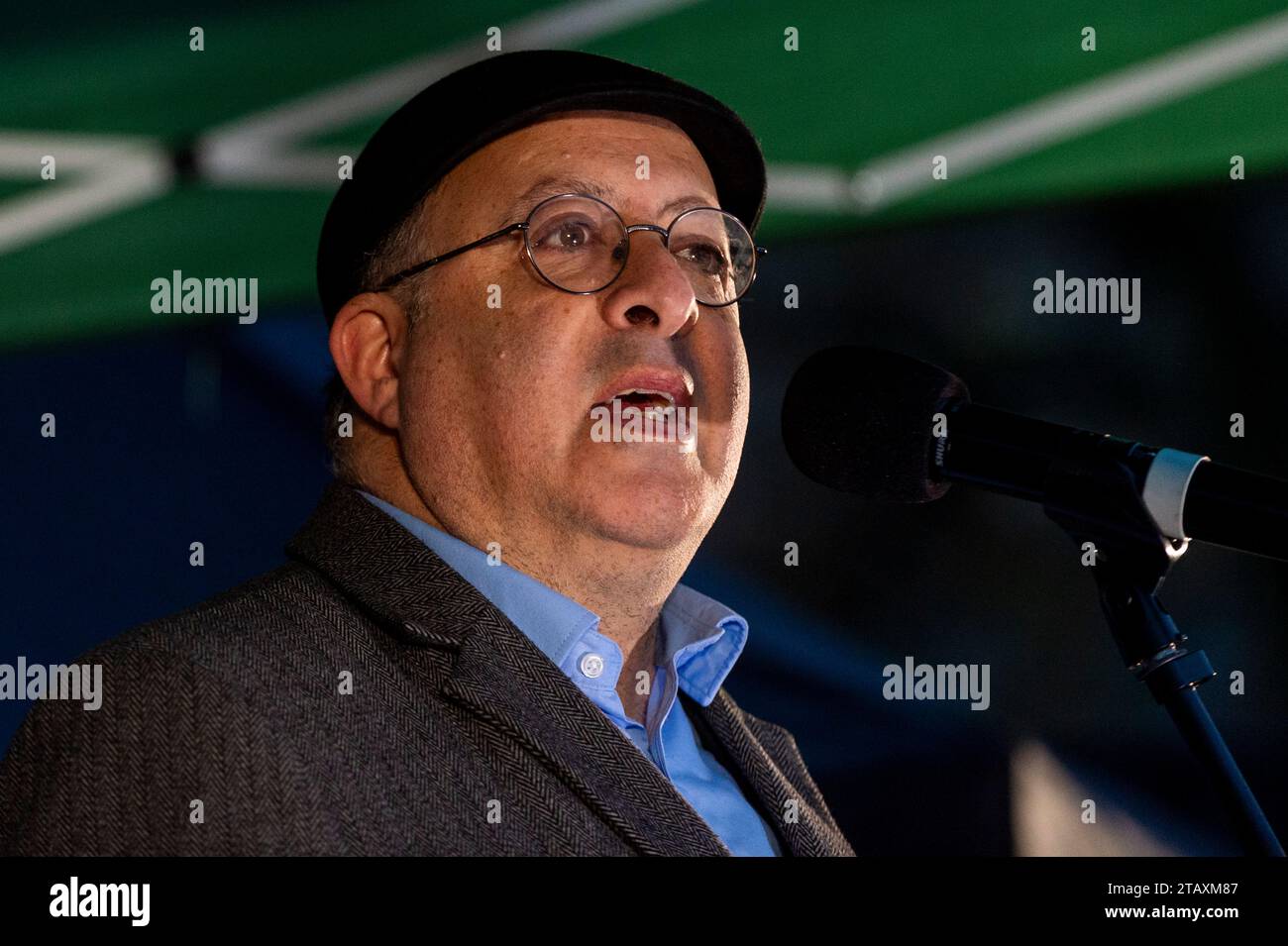 London, Großbritannien. 3. Dezember 2023. Rabbiner David Mason ...