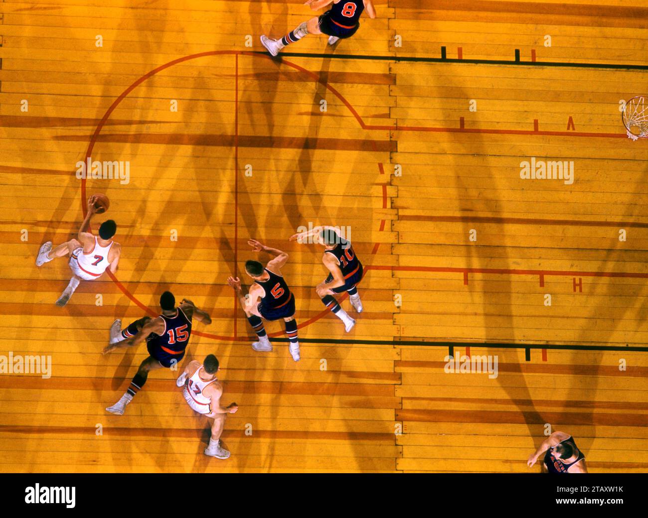 NEW YORK, NY - 5. JANUAR: Ernie Beck #7 der Philadelphia Warriors ...