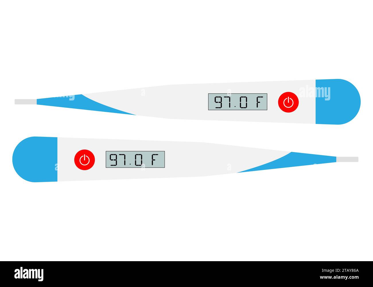 Medical digital thermometer Stock-Vektorgrafiken kaufen - Alamy