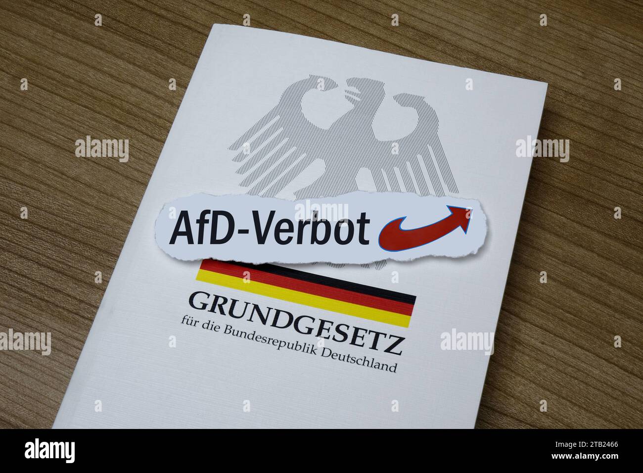 AFD-Verbot AfD-Verbot, 04.12.2023, Borkwalde, Brandenburg, der ...