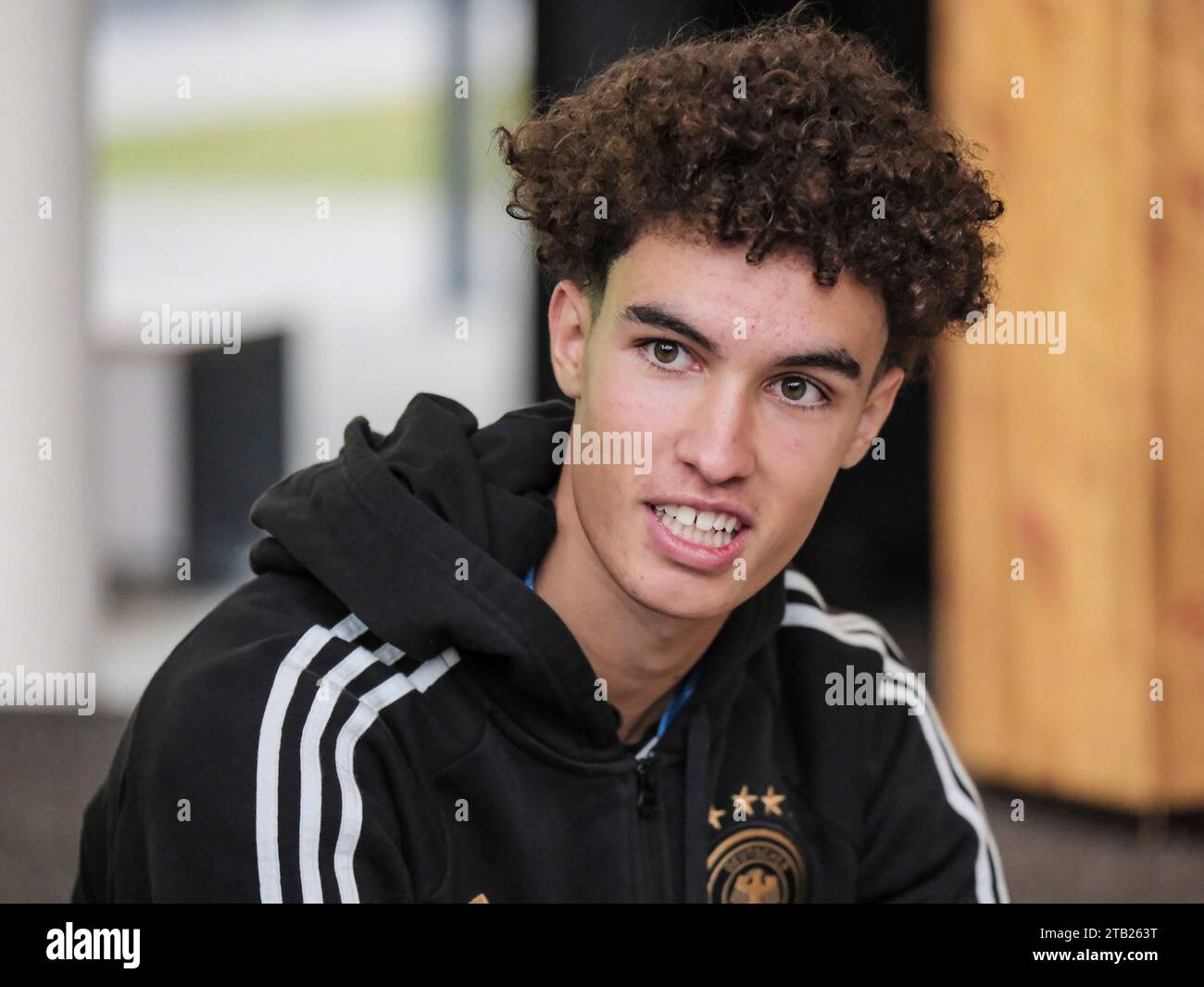 Frankfurt, Deutschland. Dezember 2023. Noah Darvich (Deutschland), GER, Offizieller Empfang der ...