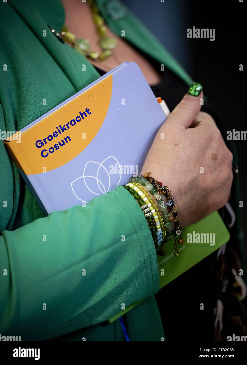 Den Haag. Niederlande. Dezember 2023. Caroline van der Plas (BBB) vor ...