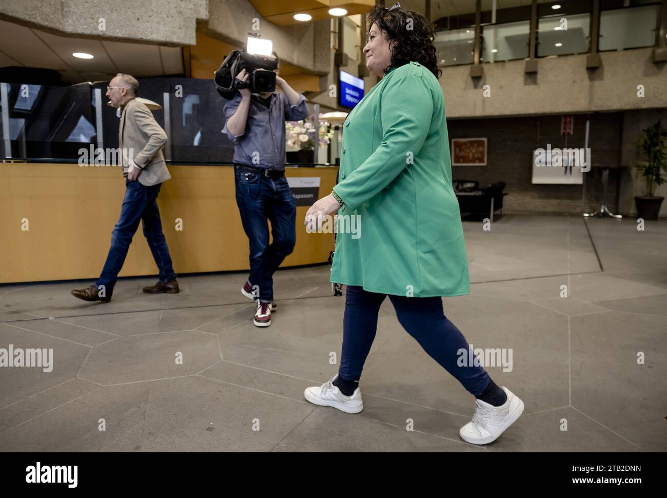 Den Haag. Niederlande. Dezember 2023. Caroline van der Plas (BBB) vor ...